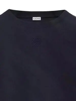 Loewe Anagram Embroidered Asymmetric T-shirt