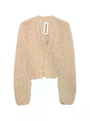 ELLA SILLA Chunky Knit Raglan Sleeve Cardigan