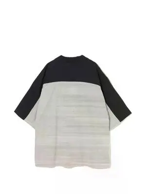 Undercover Striped Panelled Shirt - Blue