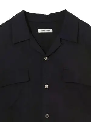Undercover Striped Panelled Shirt
