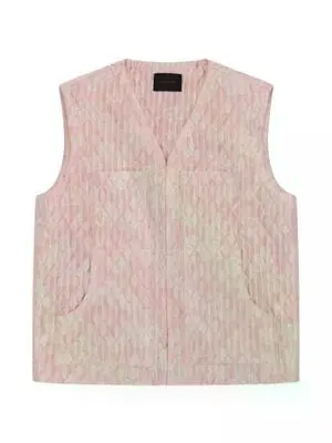 Simone Rocha Floral Quilted Vest
