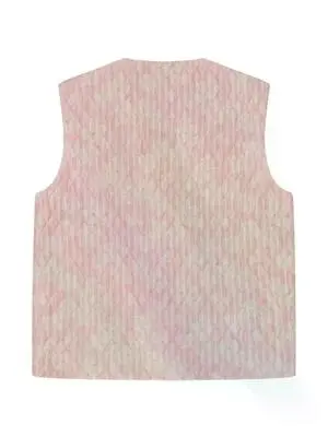 Simone Rocha Floral Quilted Vest