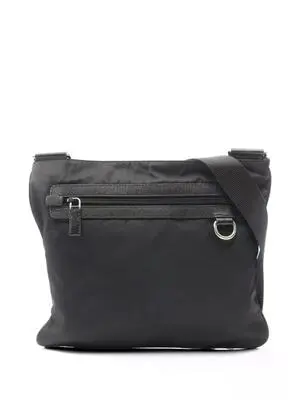 Prada Saffiano Leather Shoulder Bag - Black