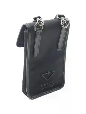 Prada Buckle-fastening Mini Bag - Black