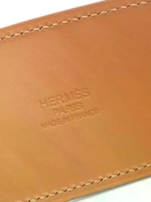 Hermès Coridian Leather Belt