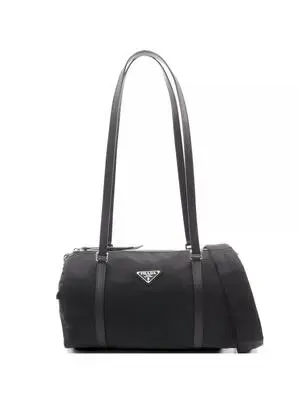 Prada Tessuto Saffiano Duffel Bag - Black