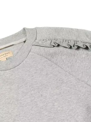 Burberry Ruffled Sweatshirt