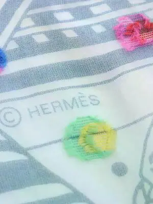 Hermès Sangles En Zigzag Scarf