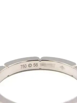 Cartier Maillon Panthère Ring In 18k White Gold