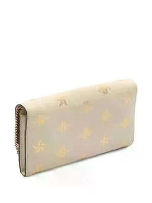 Gucci 2000s Padlock Bee And Star-print Chain Wallet
