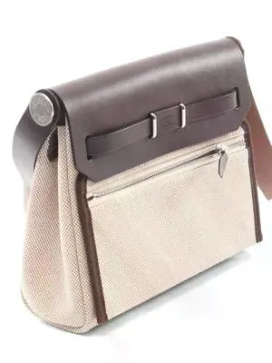 Hermès Mini Herbag Zip Shoulder Bag - Neutrals