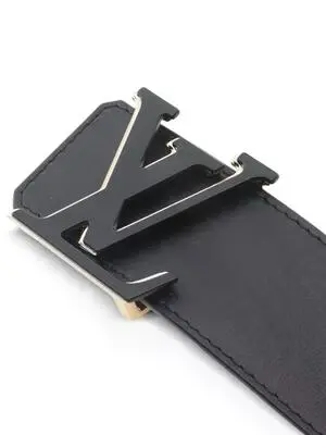 LOUIS VUITTON Optic Reversible Leather Belt - Black