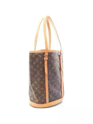 LOUIS VUITTON Monogram Canvas Gm Bucket Shoulder Bag