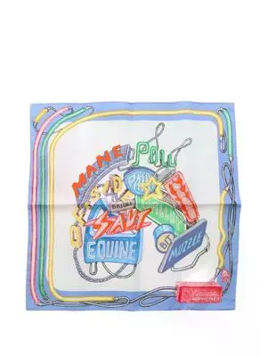 Hermès Chevaloscope Neon Scarf
