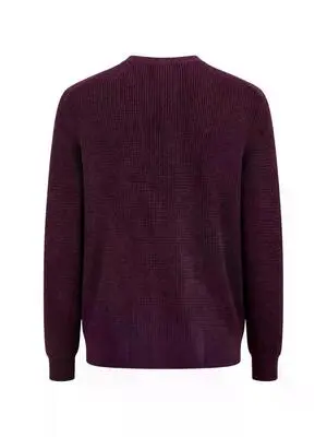Calvin Klein Embroidered Logo Waffle Knit Sweater