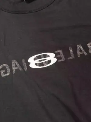 Balenciaga Inside-out Logo Print T-shirt