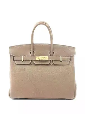 Hermès 25 Birkin Tote Bag - Grey