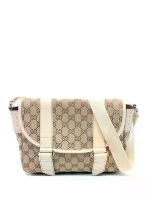 Gucci Gg Canvas Shoulder Bag - Neutrals