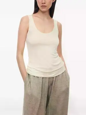 12 STOREEZ Cassiopeia Scoop-neck Silk Jersey Tank Top
