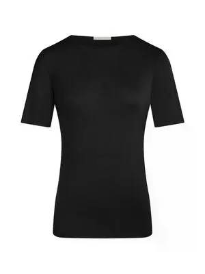 12 STOREEZ Cassiopeia Silk T-shirt - Black