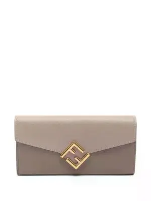 Fendi 2000s Ff Diamonds Bi-fold Wallet