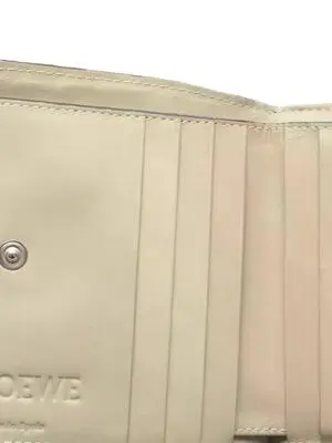 Loewe 2000s Anagram-debossed Wallet - Neutrals