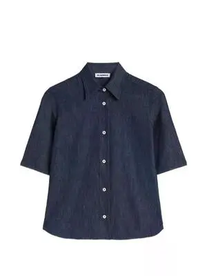 JIL SANDER Chambray Shirt - Blue
