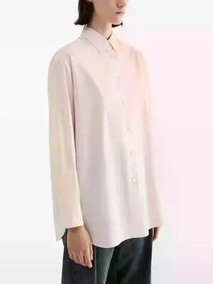 JIL SANDER Embroidered Logo Poplin Shirt