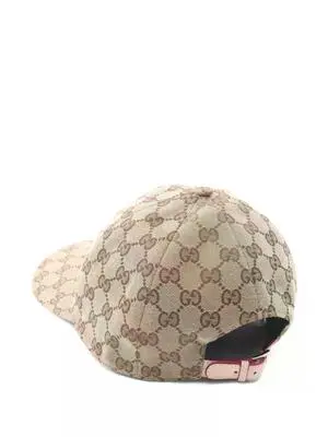 Gucci Yuko Higuchi Cat Appliqué Gg Canvas Cap