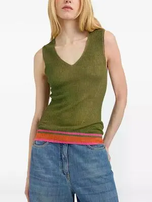 Momoni Ribbed Knit Ella Tank Top