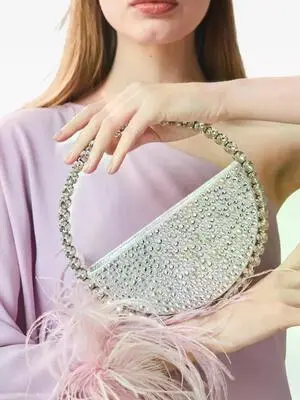 L'ALINGI Eternity Stone-encrusted Clutch Bag