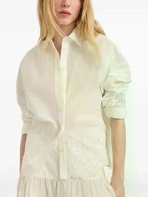 Momoni Broderie Anglaise Poplin Shirt
