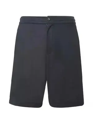 Herno Jersey Shorts With Logo Plaque