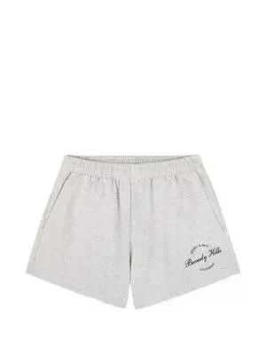 SPORTY & RICH Beverly Script Shorts