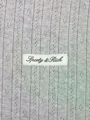 SPORTY & RICH Logo Patch Tank Top