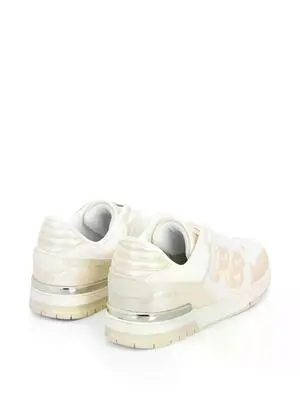 PLEIN SPORT Crocodile-effect Perforated Toe Sneakers