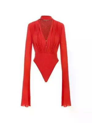 MANURI Suki Pleated Bodysuit