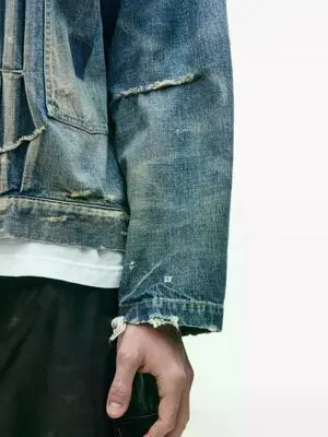 NEIGHBORHOOD Distressed Denim Jacket
