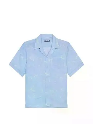 Vilebrequin Turtle-print Bowling Shirt