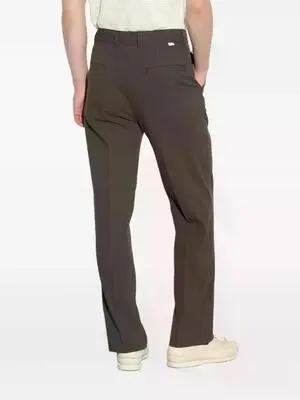 PAOLO PECORA Pleated Loose-fit Chino Trousers