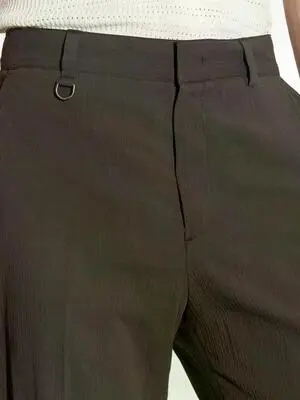 PAOLO PECORA Pleated Loose-fit Chino Trousers
