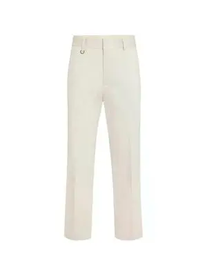 PAOLO PECORA Loose-fit Chino Trousers - Neutrals