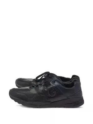 Gucci Gg Logo Leather Sneakers