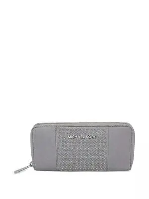 Michael Kors Saffiano Leather Wallet - Grey