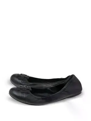 Tory Burch Logo-patch Ballet Flats