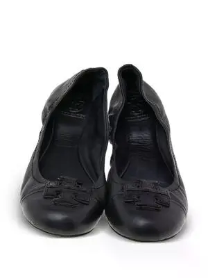 Tory Burch Logo-patch Ballet Flats
