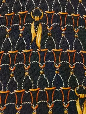 S.t. Dupont Printed Silk Jacquard Tie