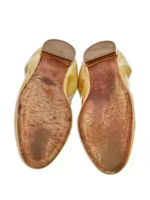 Burberry Scrunched Spiked Ballet Flats