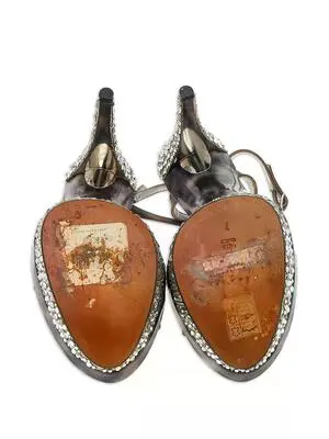 Casadei 130mm Crystal-embellished Heeled Sandals