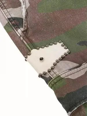BLDG4 Sophia Grand Stud-embellished Cargo Shorts